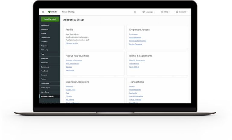 Manage all aspects of your business with the Clover Dashboard - Clover ...