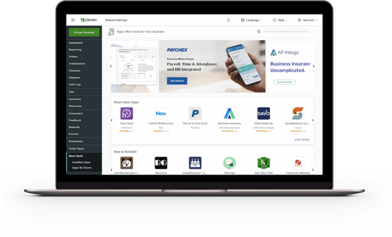 Manage all aspects of your business with the Clover Dashboard - Clover ...